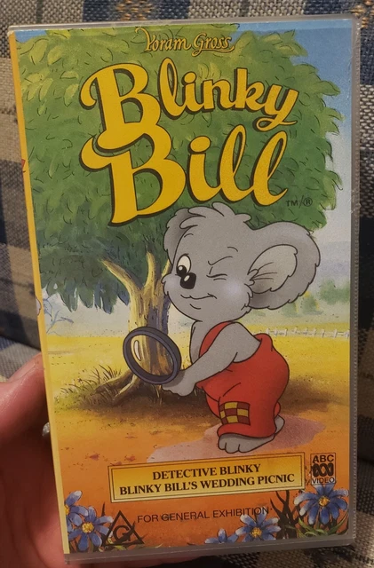 BLINKY BILL VHS Retro Vintage ABC Video Detective Blinky 1995 $10.00 ...
