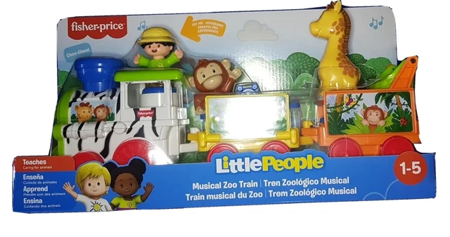 FISHER PRICE LITTLE People Safari Train Musical Zoo Treno Età1 ...