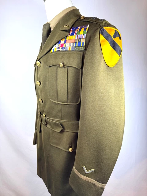 WW2 US ARMY 1St Cavalry Major Generals Uniform (Jacket+Pants+Shirt) £ ...