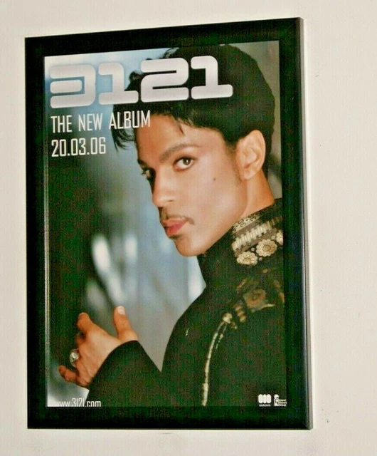 PRINCE FRAMED A4 2006 ` 3121 ` ALBUM band promo original ART poster £12 ...