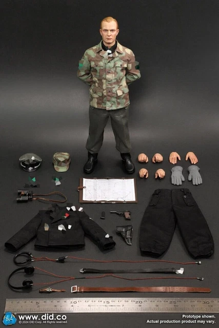 IN STOCK NEW DID D80176 1/6 WWII German Panzer Commander Max Wünsche ...