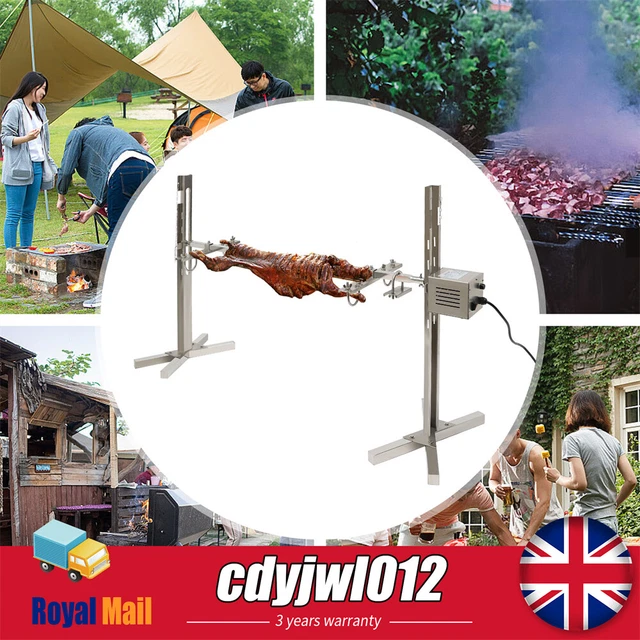SPIT HOG ROASTER BBQ Barbecue Lamb Goat Rotisserie Spit Roast Grill ...