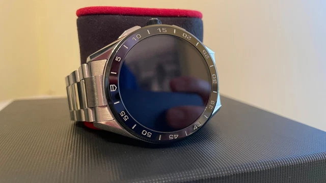 TAGHEUER CONNECTED SBG8A Smartwatch, Steel Strap £554.00 - PicClick UK