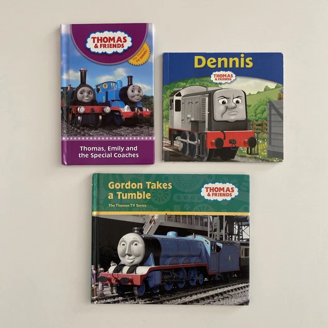 LOT OF 3 Thomas and Friends Dennis Gordon Emily Books Book Bundle £10. ...