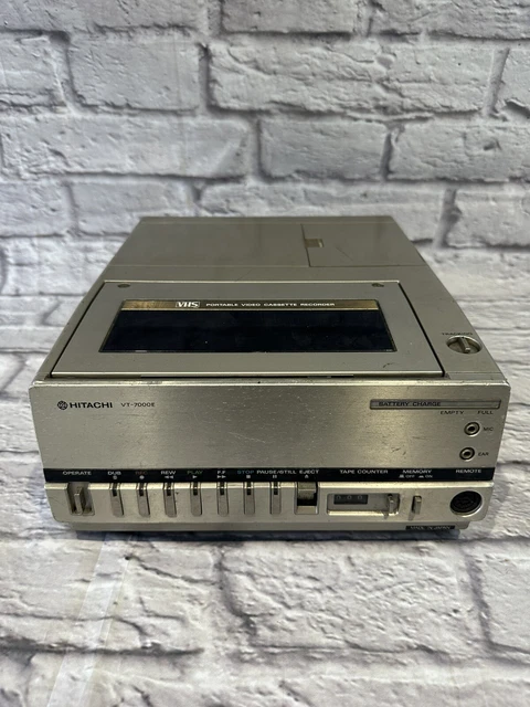 HITACHI VCR VHS VIDEO CASSETTE RECORDER Vintage VT-FX770E Grey FOR ...