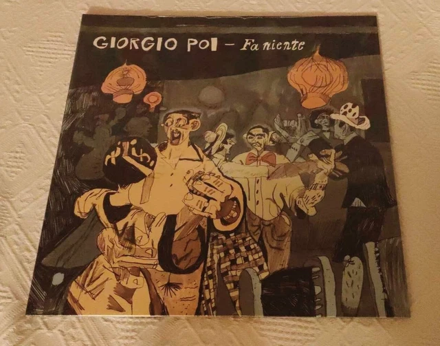 GIORGIO POI - FA NIENTE - LP PRIMA STAMPA LIMITATA no Calcutta Gazelle ...