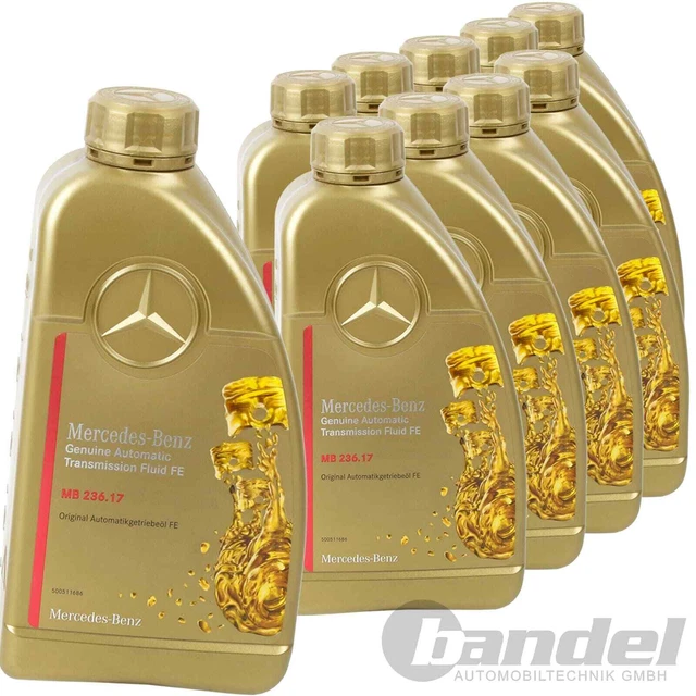 10X1L 236.17 ORIGINAL für MERCEDES ATF AUTOMATIK GETRIEBEÖL ATF ÖL ...