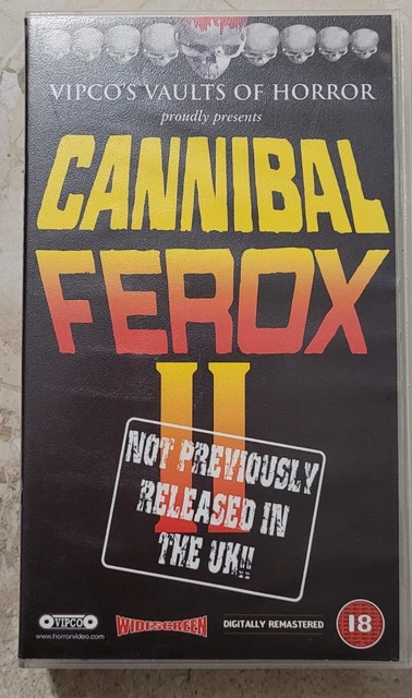 CANNIBAL FEROX 2 (VHS Video Tape) [064] £6.89 - PicClick UK