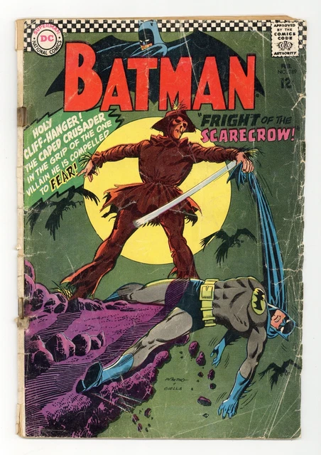 BATMAN #189 PR 0.5 1967 1ère application SA. épouvantail EUR 82,65 ...