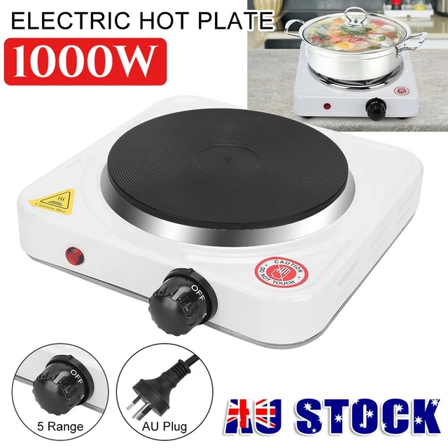 PORTABLE ELECTRIC HOT Plate Cooktop Stove Single Burner 1000W Hotplate ...