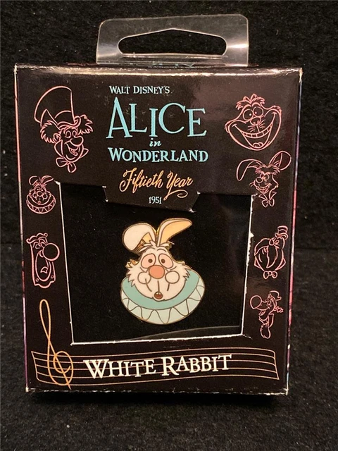 THE WALT DISNEY Gallery Alice Series White Rabbit Boxed Pin £105.84 ...