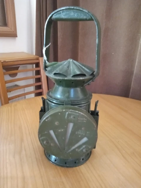 WW2 BRITISH RAIL Army Signal Oil Lamp With Burner £40.00 - PicClick UK