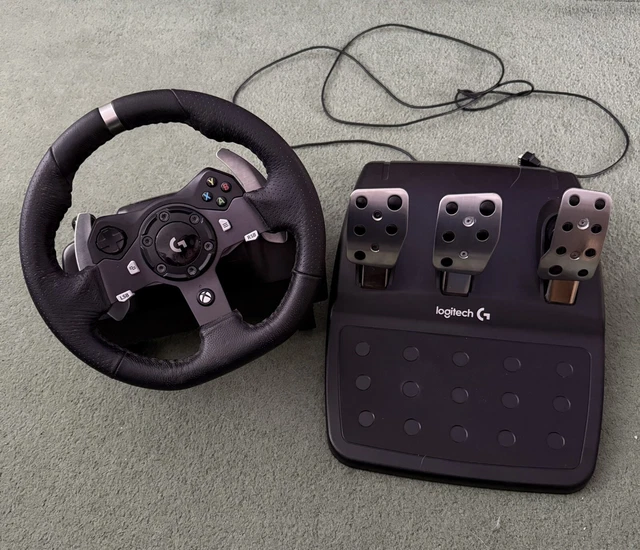 LOGITECH G920 DRIVING Force Racing Steering Wheel & Pedals, Spares or ...