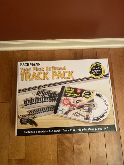 BACHMANN 44596 FIRST Railroad Track Pack HO Scale - Nickel Silver $100. ...