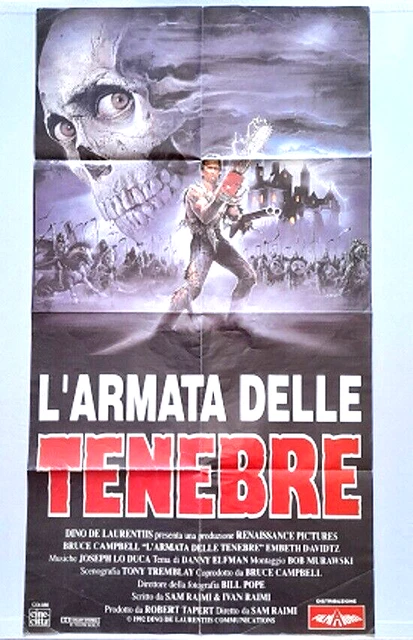 L'ARMATA DELLE TENEBRE Movie Poster- Sam Raimi 1992 - POSTER 38x68 cm ...