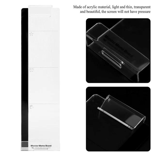 COMPUTER SCREEN MONITOR Memo Board Acrylic Message Memo Boards Remin YZ ...
