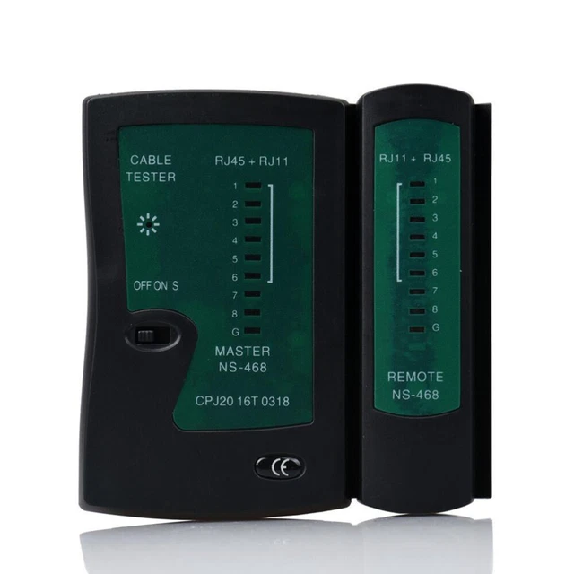 NETWORK LAN CABLE Tester Cat 5/Cat 5e/Cat 6/UTP Cables With RJ-11 & RJ ...