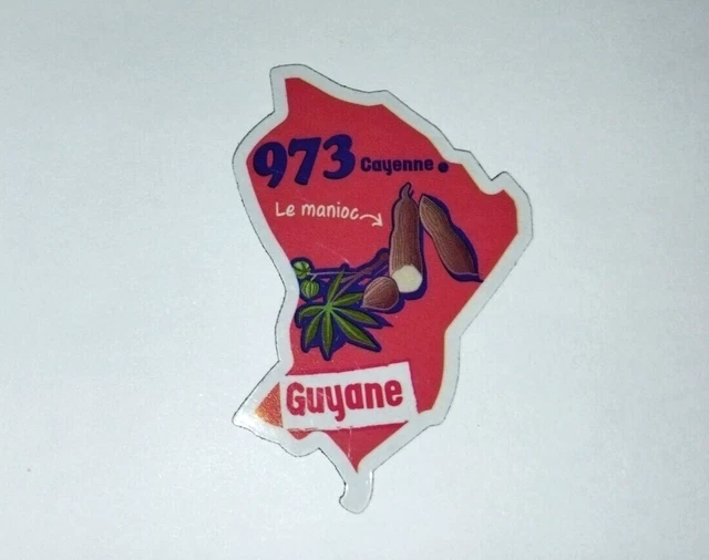 MAGNET LE GAULOIS CARTE DE FRANCE N° 973 Guyane EUR 0,85 - PicClick FR