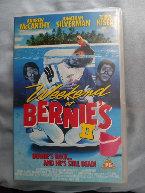 WEEKEND AT BERNIE'S II 2 (VHS) Big Box Video. Ex-Rental. Rare/OOP ...