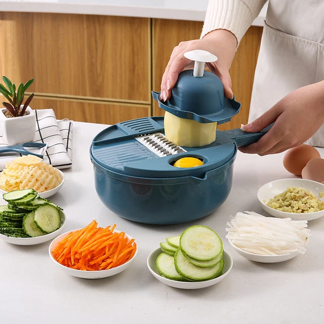 VEGETABLE CUTTER MULTIFUNCTIONAL Utensils Chopper Carrot Potato Manual ...