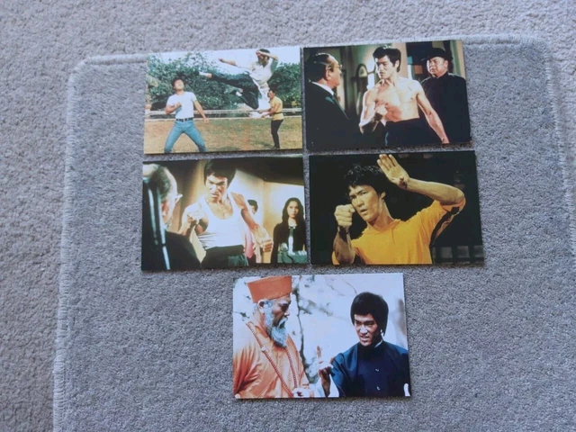 BRUCE LEE SET Of 5 Postcards From The Bruce & Brandon Lee Association ...