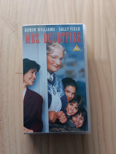 MRS DOUBTFIRE VHS 1994 Robin Williams Video Comedy Kids Family TESTED ...