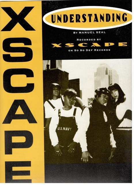 XSCAPE &UNDERSTANDING& SHEET Music-Piano/Vocal/Guitar/Chords-Very Rare ...