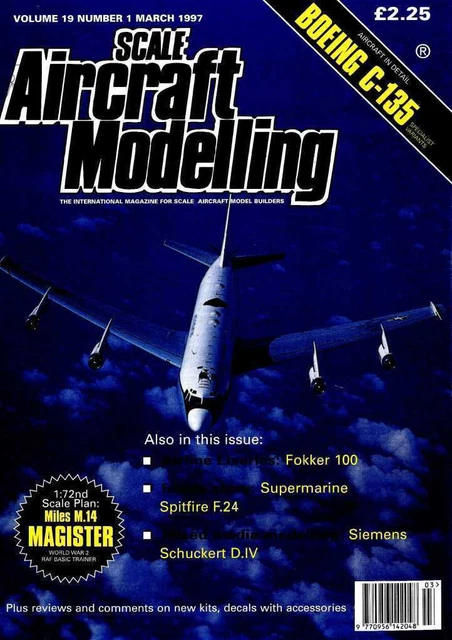 SCALE AIRCRAFT MODELLING Magazine 1997 Mar Boeing C-135. Siemens ...