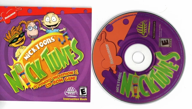 NICKTOONS: NICK TUNES PC CD-ROM 2001 SpongeBob Rugrats Computer Video ...