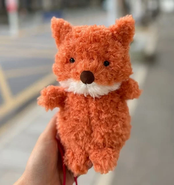 JELLYCAT LITTLE FOX Fur Toy - Super Soft New with Label + Dust Bag ...