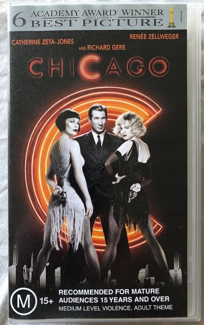CHICAGO VHS VIDEO Tape Catherine Zeta-Jones Richard Gere Musical ...