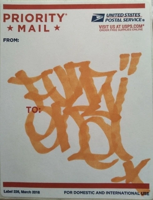FUZZ ONE STICKER USPS GRAFFITI STREET ART DONDI/RD357/TKID/CRASH/DAZE ...