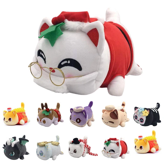 CUTE MEEMEOWS FOOD Aphmau Cat Doll Plushies Toy Plush Dolls Donut ...