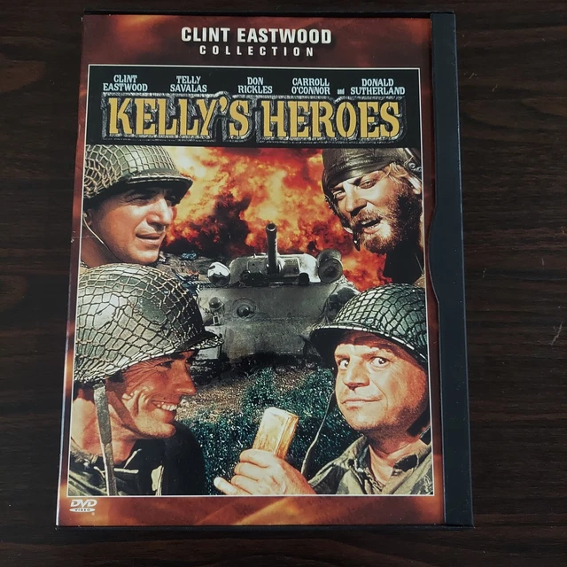KELLY'S HEROES (DVD, 2000 Warner Bros) Clint Eastwood Telly Savalas Don ...