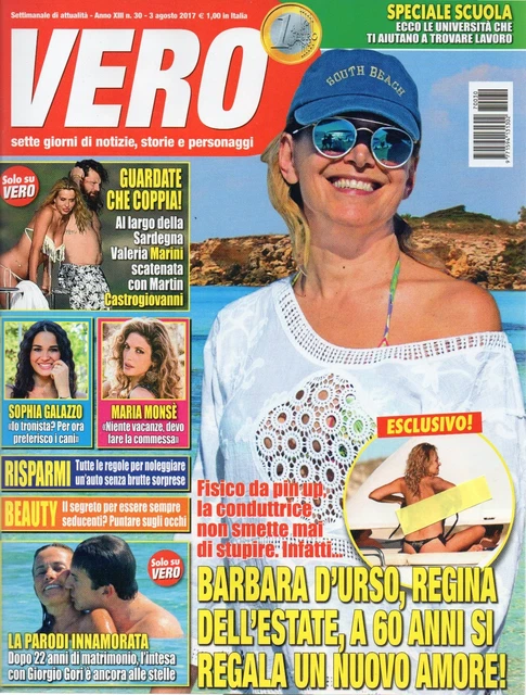 VERO 2017 30.BARBARA D’Urso,Valeria Marini-Martin Castrogiovanni ...