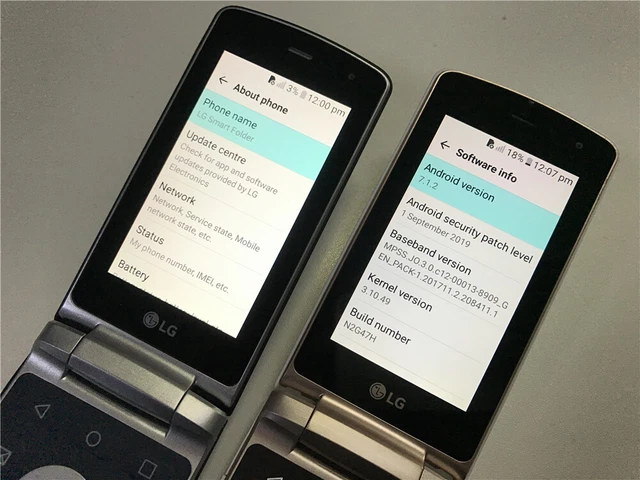 LG SMART FOLDER LGM-X100S Android 2GB RAM 16GB ROM 4G LTE Flip 7.1.2 ...