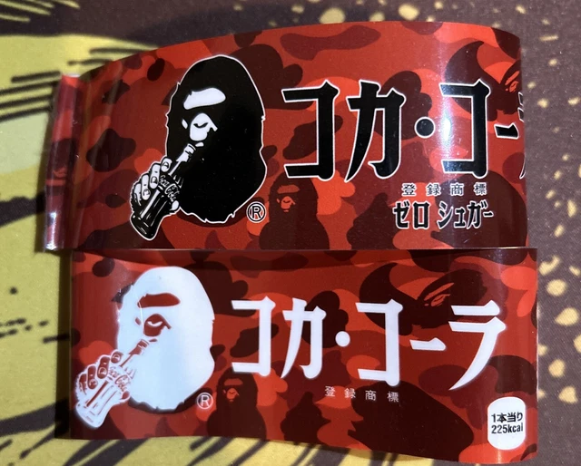 A BATHING APE Bape Coca-Cola Bottle Wraps x2. £23.71 - PicClick UK