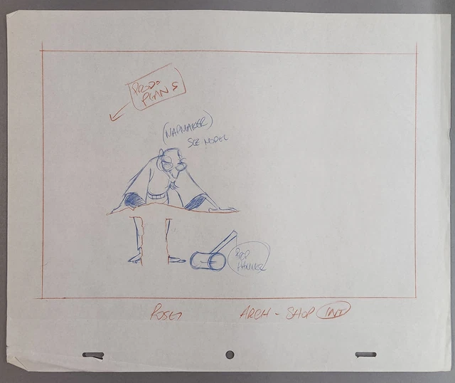 TERRY PRATCHETT'S DISCWORLD II Hanna Barbera Animation Planning Sheet ...