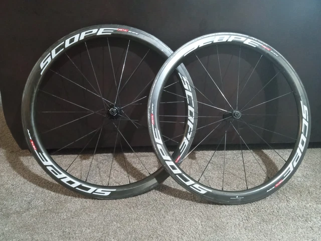 SCOPE R4C WHEELSET Tubular retired DSM Wheelset carbon rim brake 11 ...
