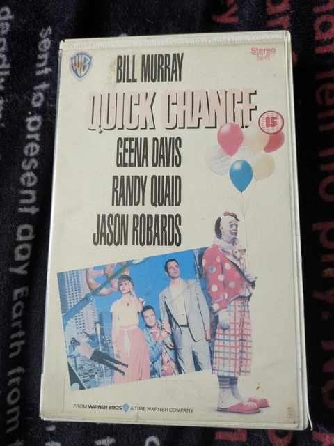 VHS EX RENTAL Quick Change Bill Murray £5.00 - PicClick UK