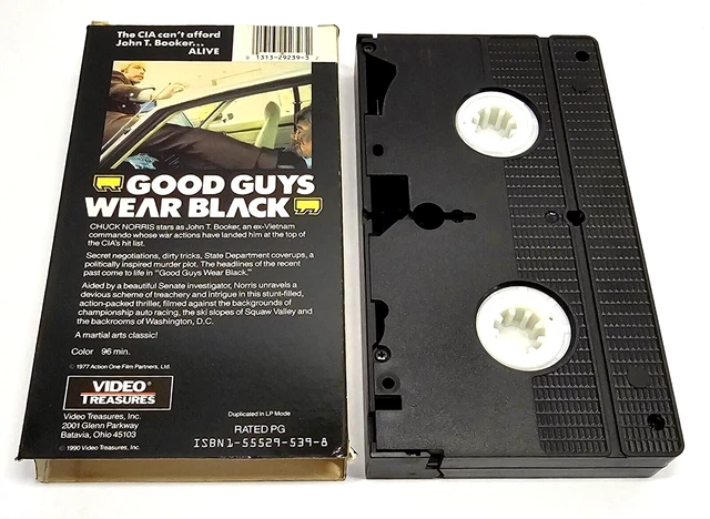 GOOD GUYS WEAR Black VHS 1990 Chuck Norris £8.17 - PicClick UK
