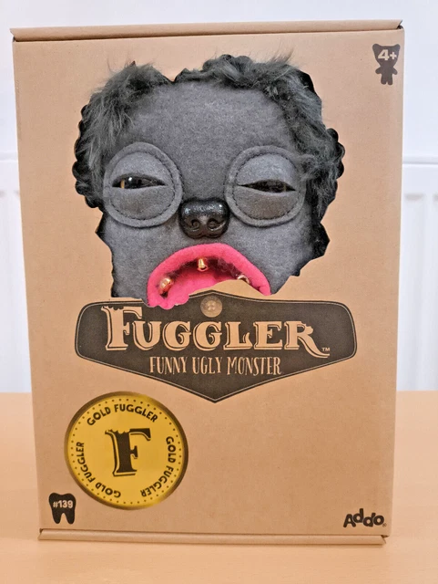 FUGGLER GOLD FUGGLER Hedge Grog Toy Plush Funny Ugly Monsters- Brand ...