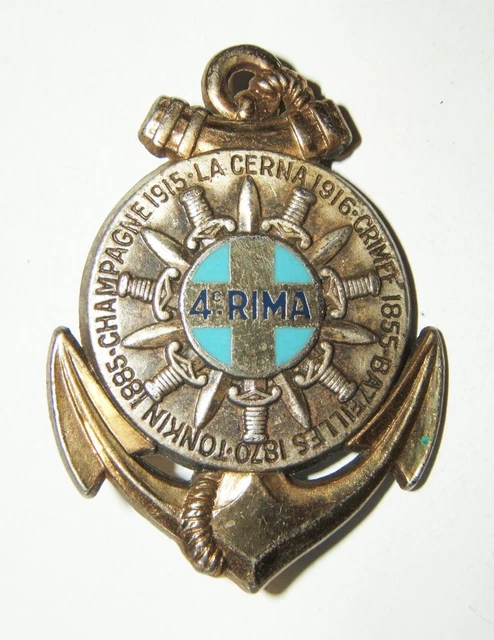 INSIGNE 4° REGIMENT D'INFANTERIE DE MARINE - 4° RIMA - Drago EUR 5,00 ...