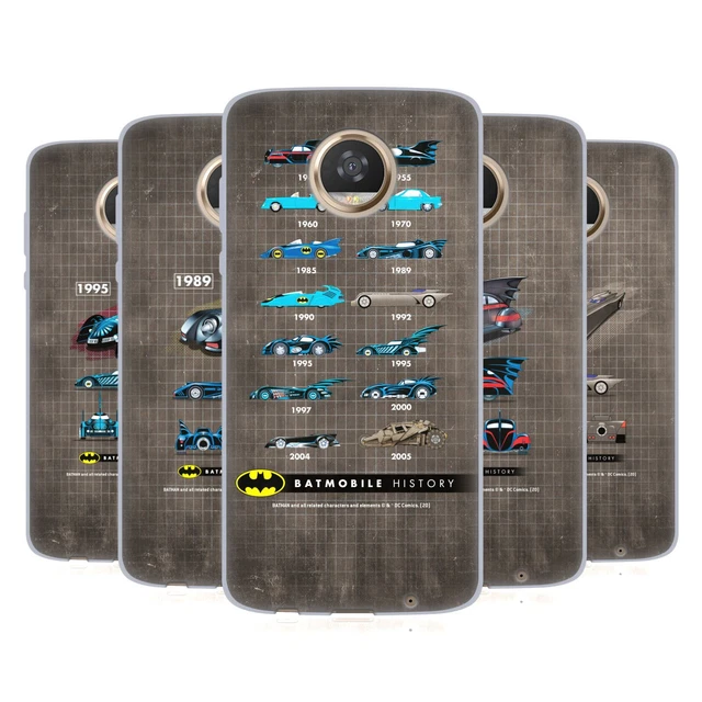 OFFICIAL BATMAN DC Comics Batmobile History Soft Gel Case For Motorola ...