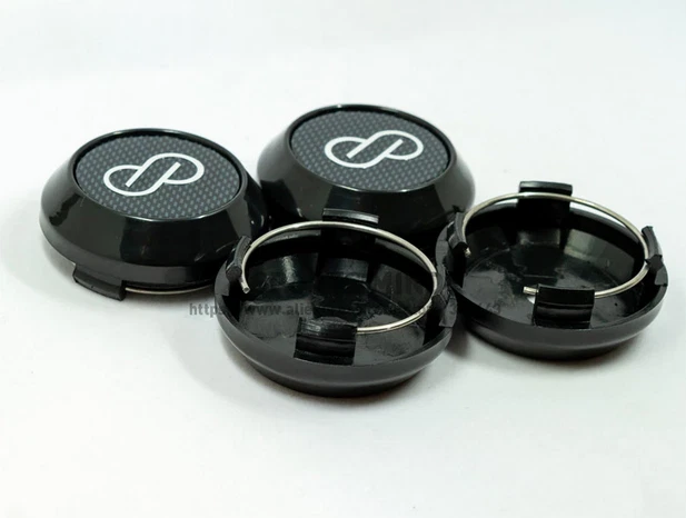 4X64MM ENKEI LOGO Emblem Wheel Center Caps Hub Caps Rim Caps Badges ...