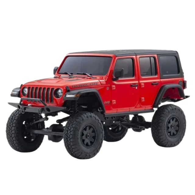 KYOSHO JEEP WRANGLER Rubicon 1/24 Mini-Z 4x4 RTR RC Rock Crawler (Red ...