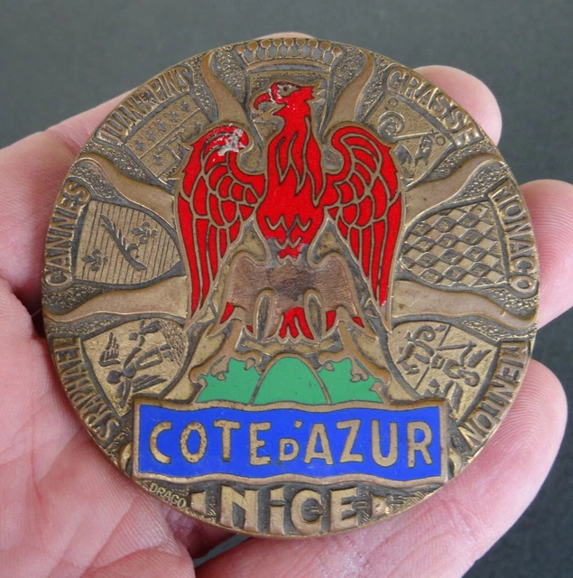 BADGE INSIGNE PLAQUE De Calandre Nice Cote D'azur EUR 15,00 - PicClick FR