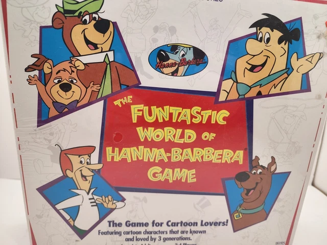 THE FUNTASTIC WORLD of Hanna-Barbera Board Game Flintstones 1993 Rare ...