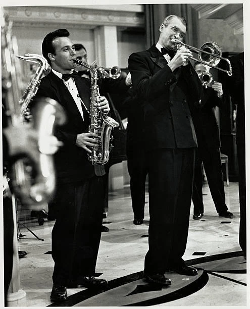 JAMES STEWART PORTRAYING Glenn Miller - Actor Jimmy Stewart , - 1953 ...