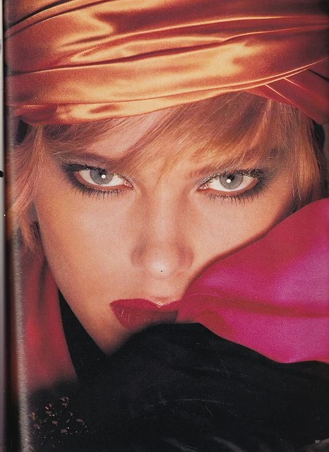 VOGUE BEAUTY UK 1984 Renee Simonsen Beth Rupert Kelly Emberg Cindy ...